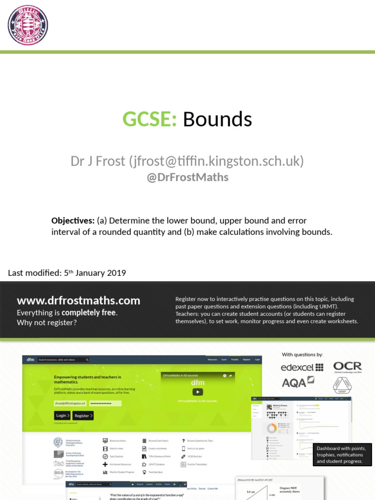 GCSE Bounds | PDF
