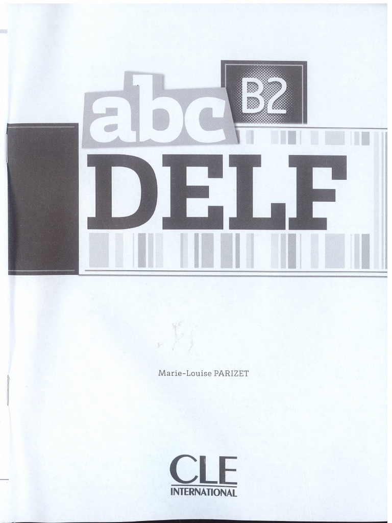 abc DELF B2 corrigés | PDF