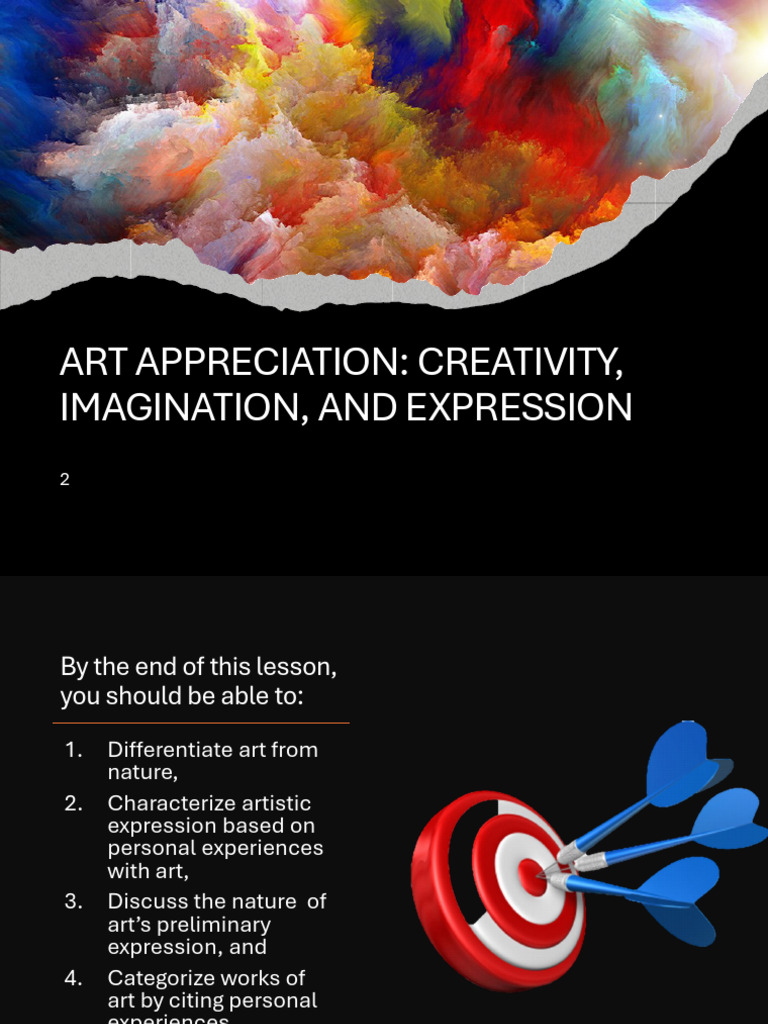 Art Appreciation Creativity Imagination and Expression | PDF