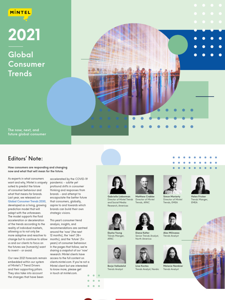 Mintel Global Consumer Trends 2021 | PDF