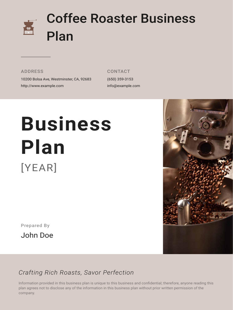 coffee-roaster-business-plan | PDF