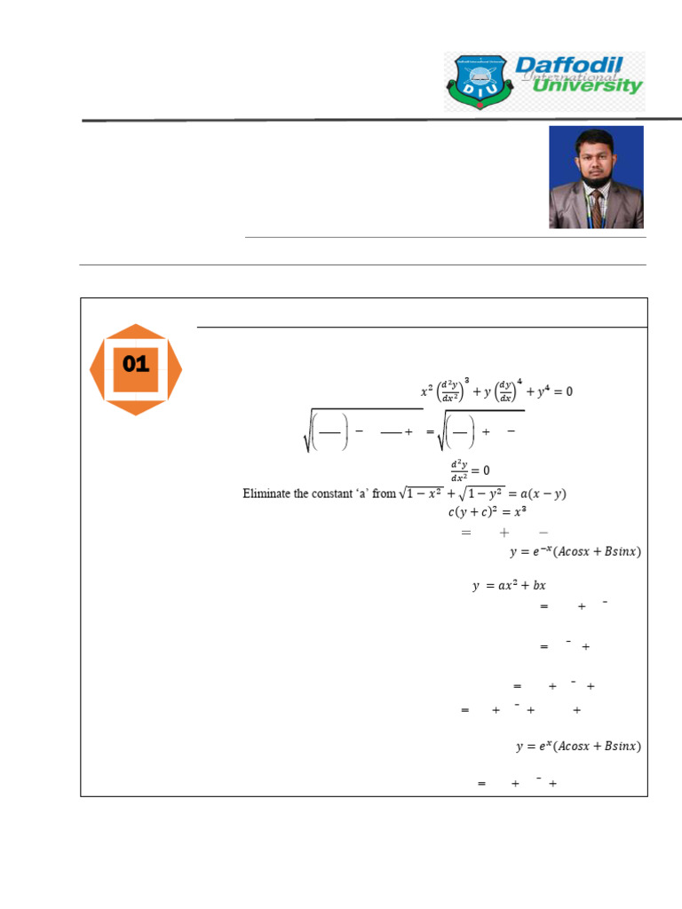 MAT211 Problem List CSE | PDF