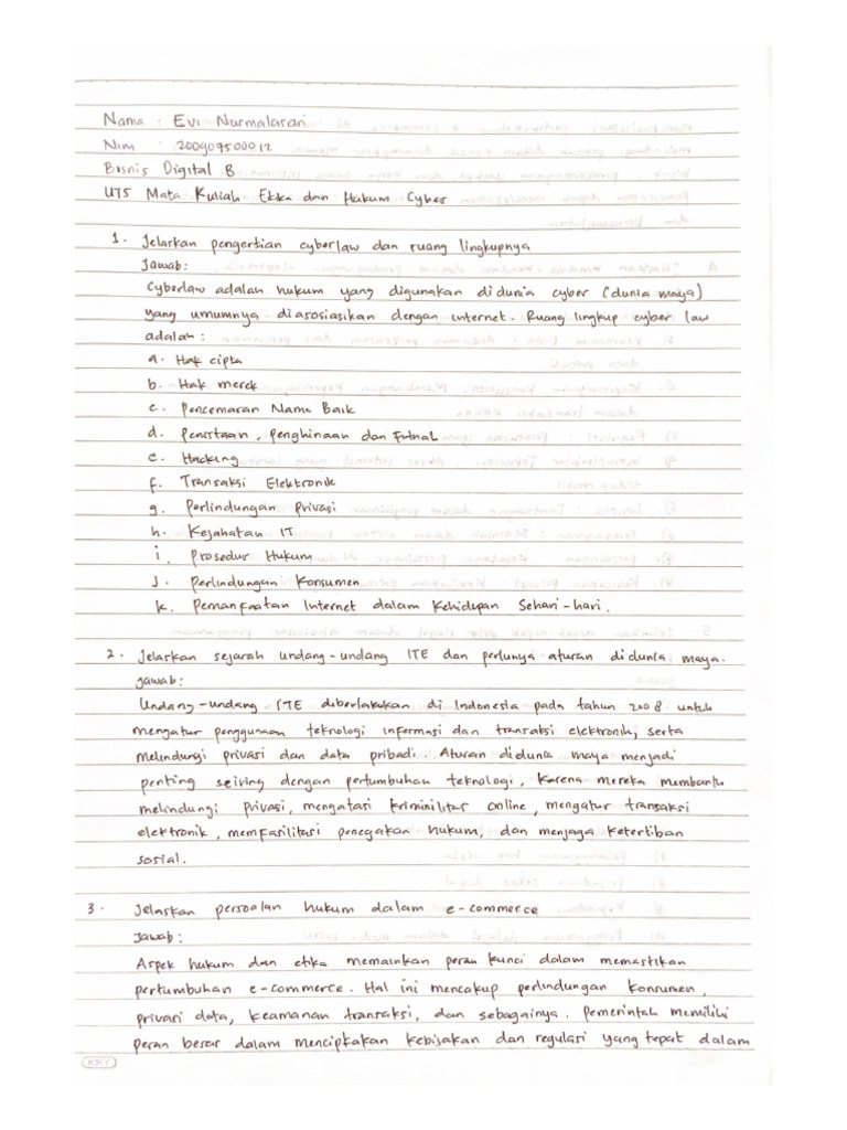 UTS_Evi Nurmalasari | PDF