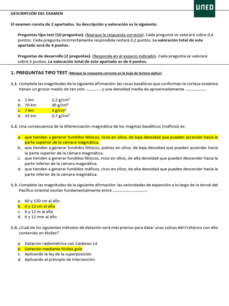 Ex-GEO - Sept-22-Modelo Respuestas | PDF