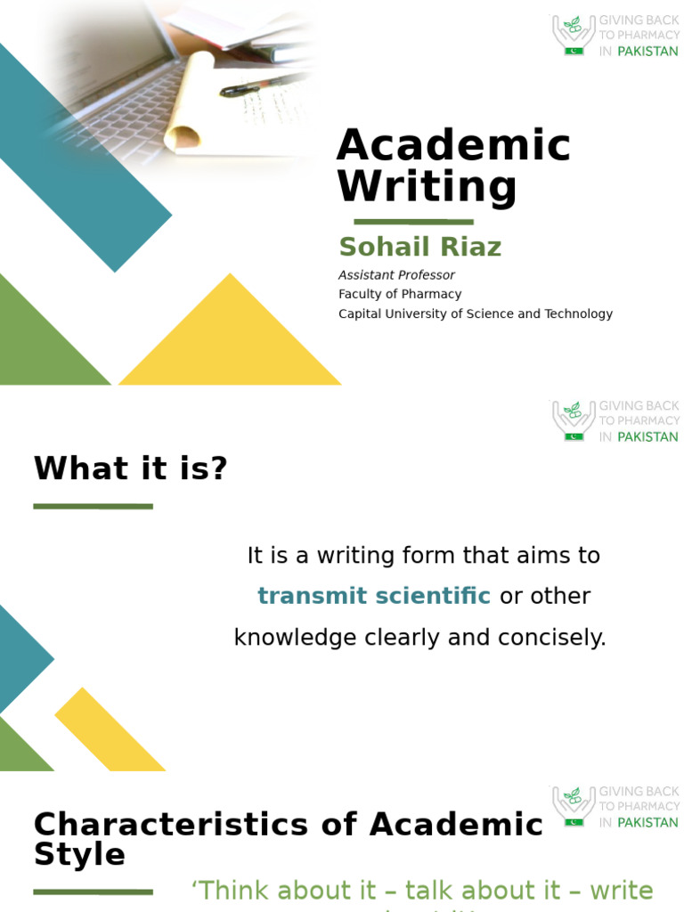 Academic Writing | PDF | Experiment | Career & Growth