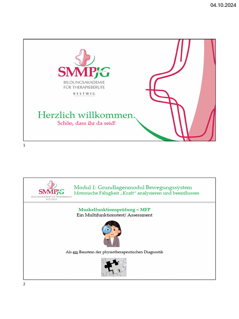 Einfuehrung Assessments MFP | PDF