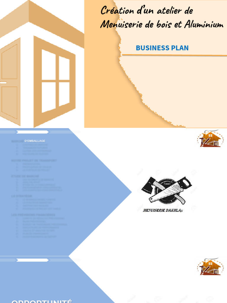 Business Plan - Menuiserie | PDF