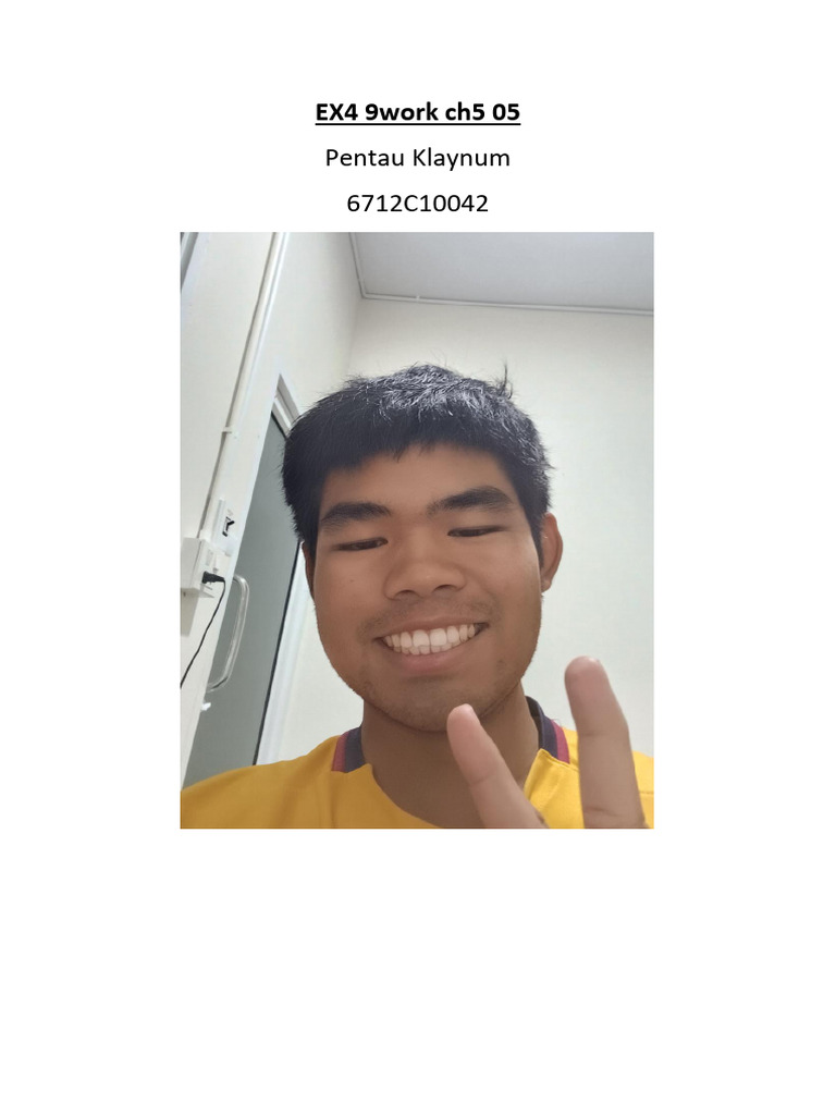 EX4 9work Ch5 05 | PDF