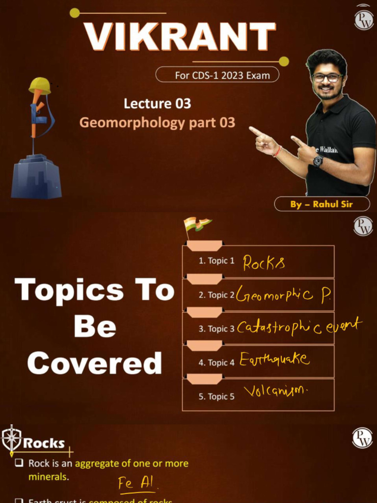 Geomorphology 03 _ Class Notes __ Vikrant | PDF