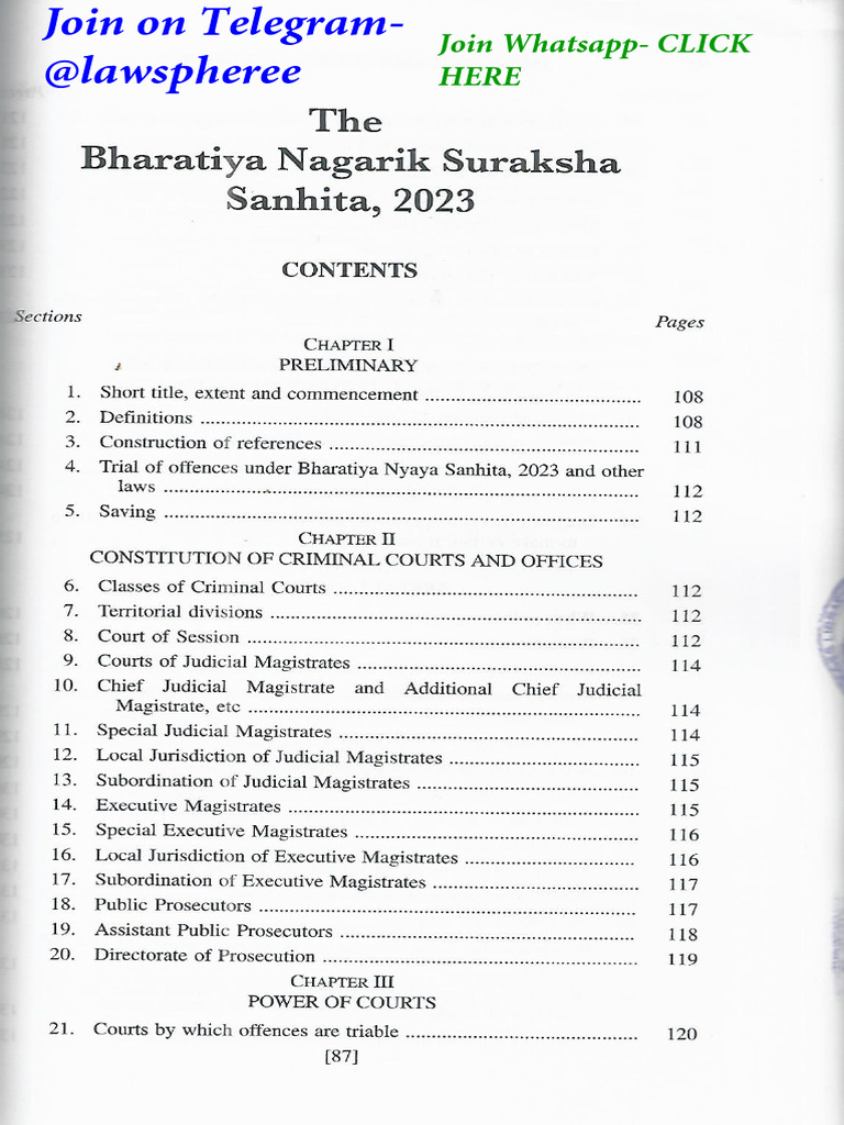 BNSS With Notes | PDF