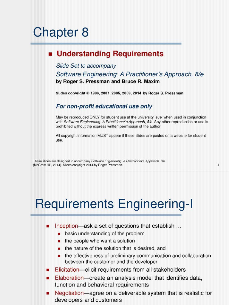 Chapter-8-Understanding-Requirements | PDF