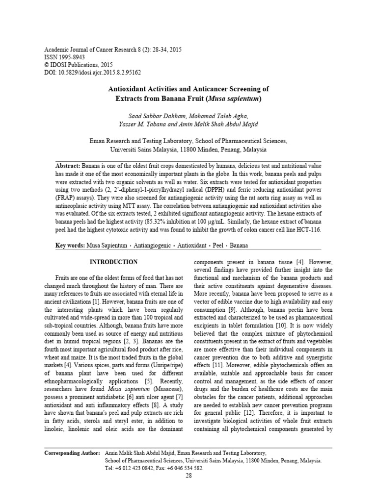 Banana | PDF