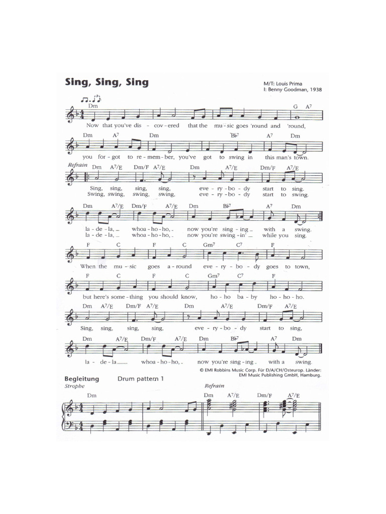 Sing Sing Sing | PDF