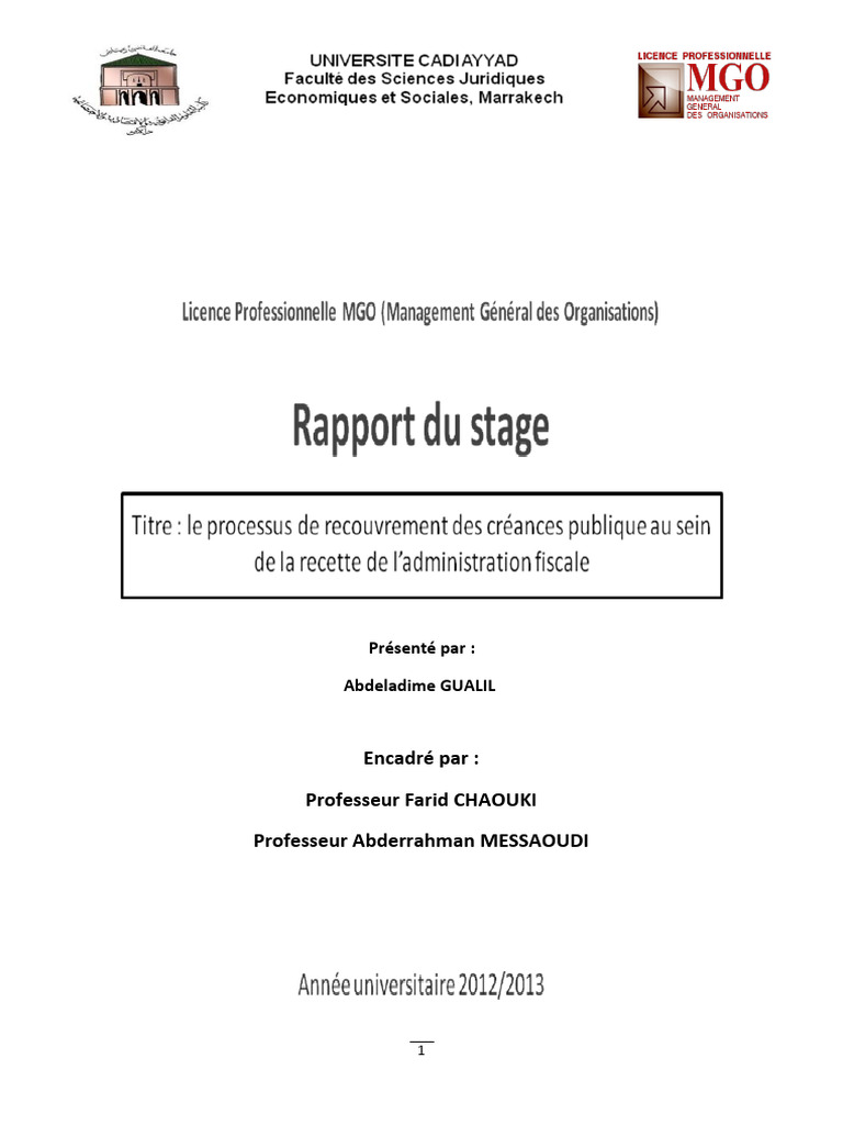Rapport À Imprimé | PDF