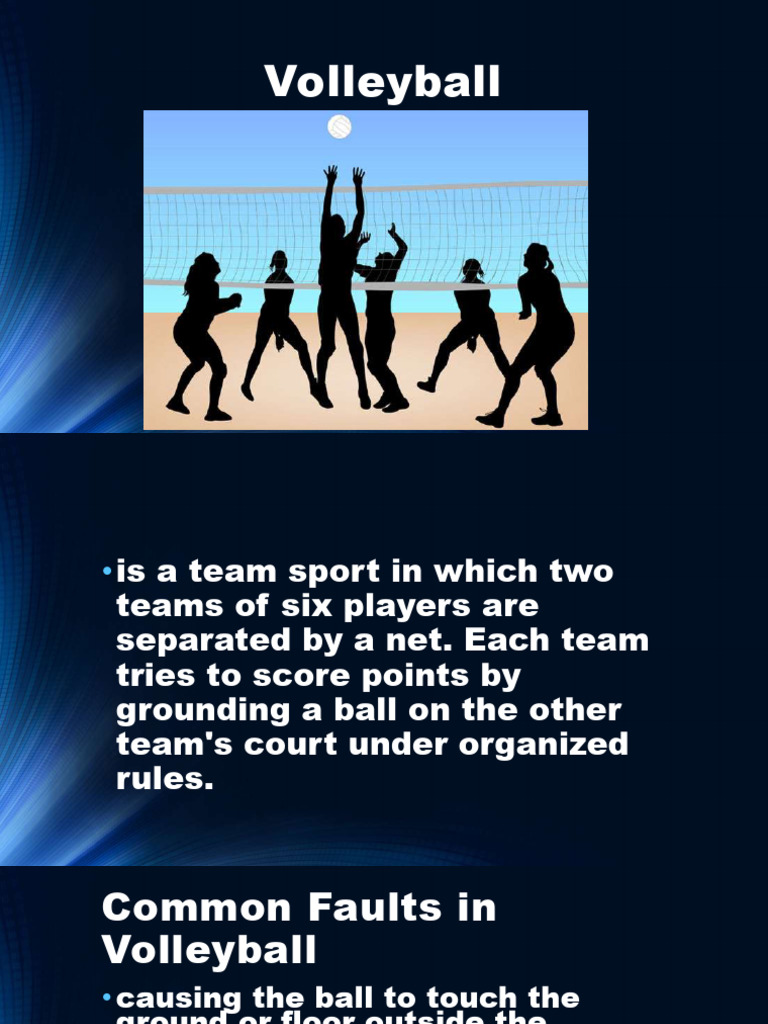 Volleyball Basics: Rules, Skills, History | PDF | Volleyball | Indoor ...
