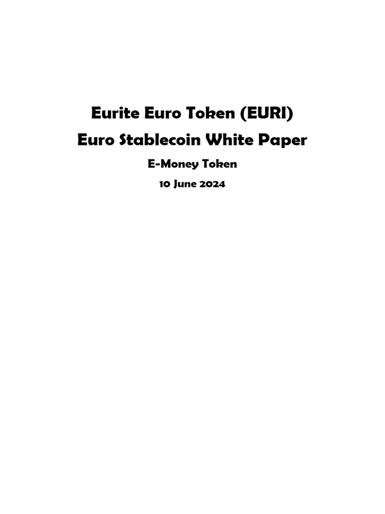EURI White Paper Final Clean 060624 Clean | PDF