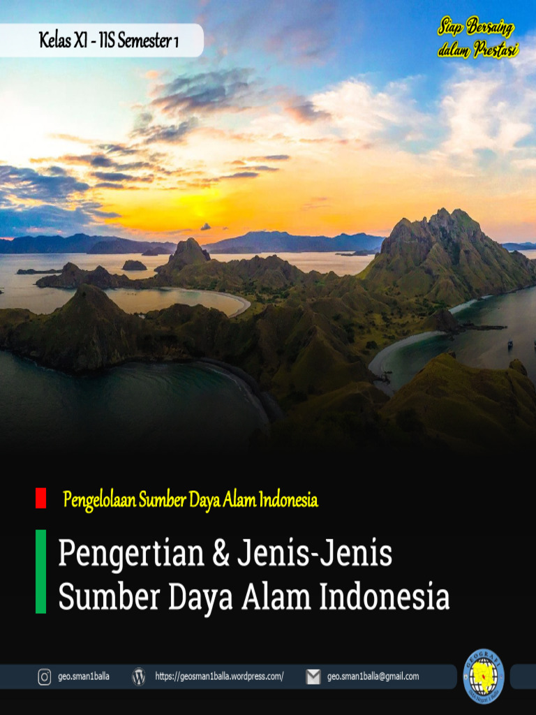 3.3.1 Jenis-Jenis SDA Di Indonesia IG (Tugas Guru) | PDF