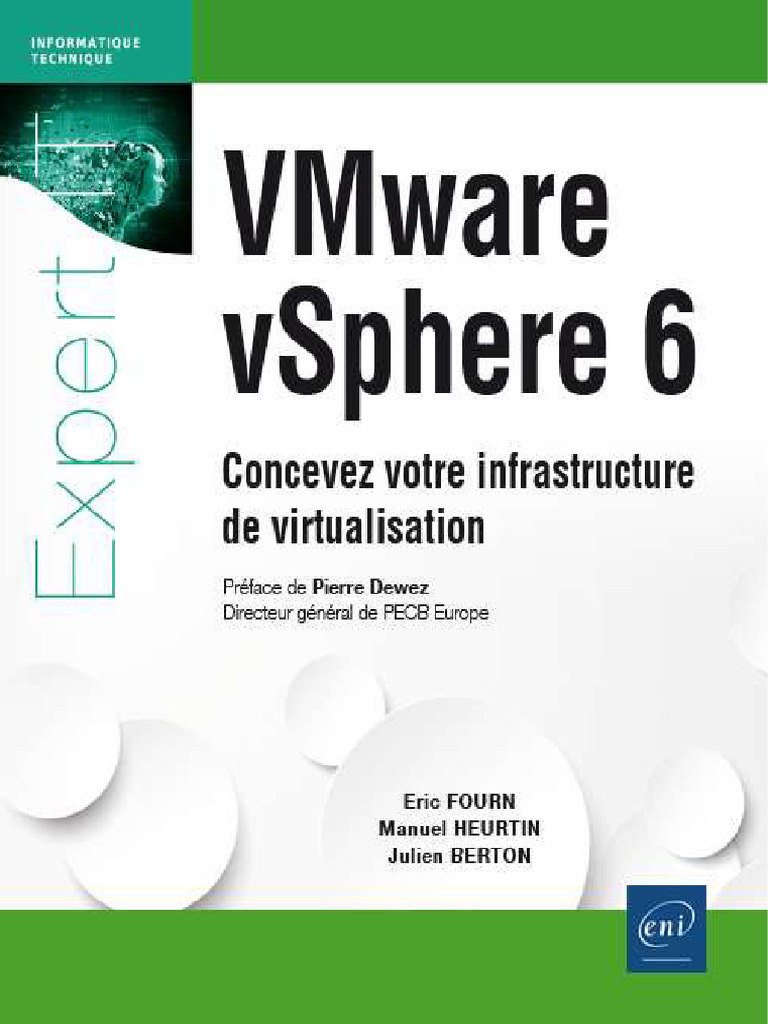 VMware VSphere 6 - Concevez Votre Infrastructure de Virtualisation | PDF