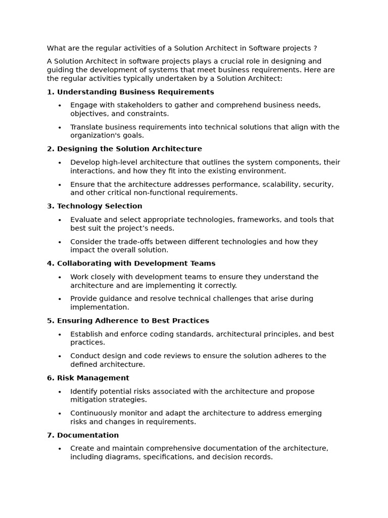 Solution Architecting | PDF