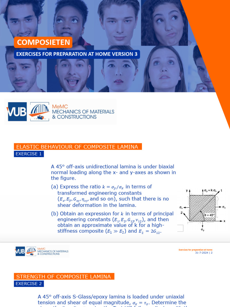 Exercises for preparation at home_Version 3 | PDF