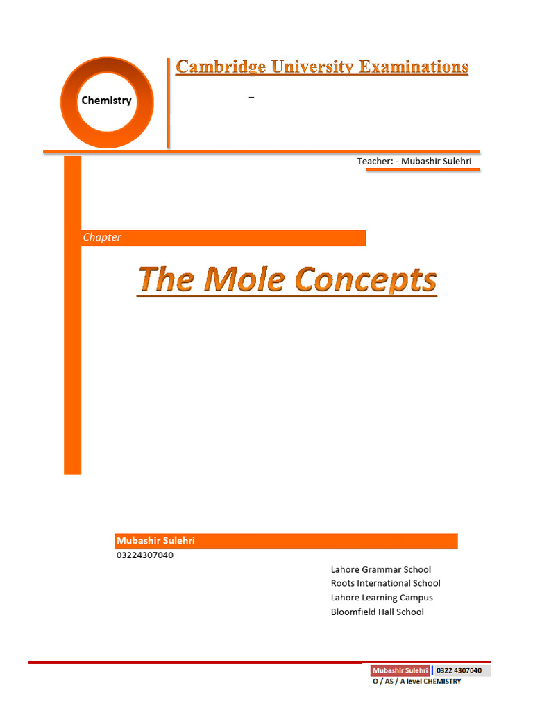 The Mole Concept-0001 | PDF
