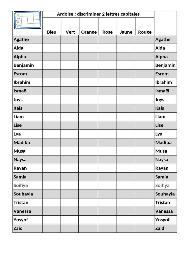 24 25 - CHAUV MAT - GSA - Liste de Pointage | PDF