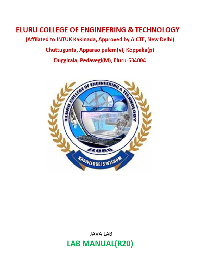 Java Lab Manual (2) - 1 | PDF