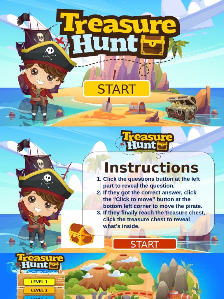 Treasure Hunting Powerpoint Template | PDF