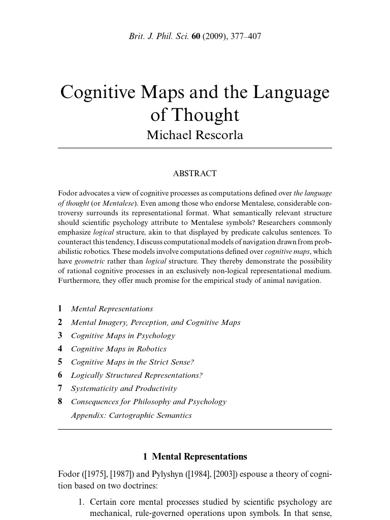 The Language of Thought | PDF | Logic | Geometry