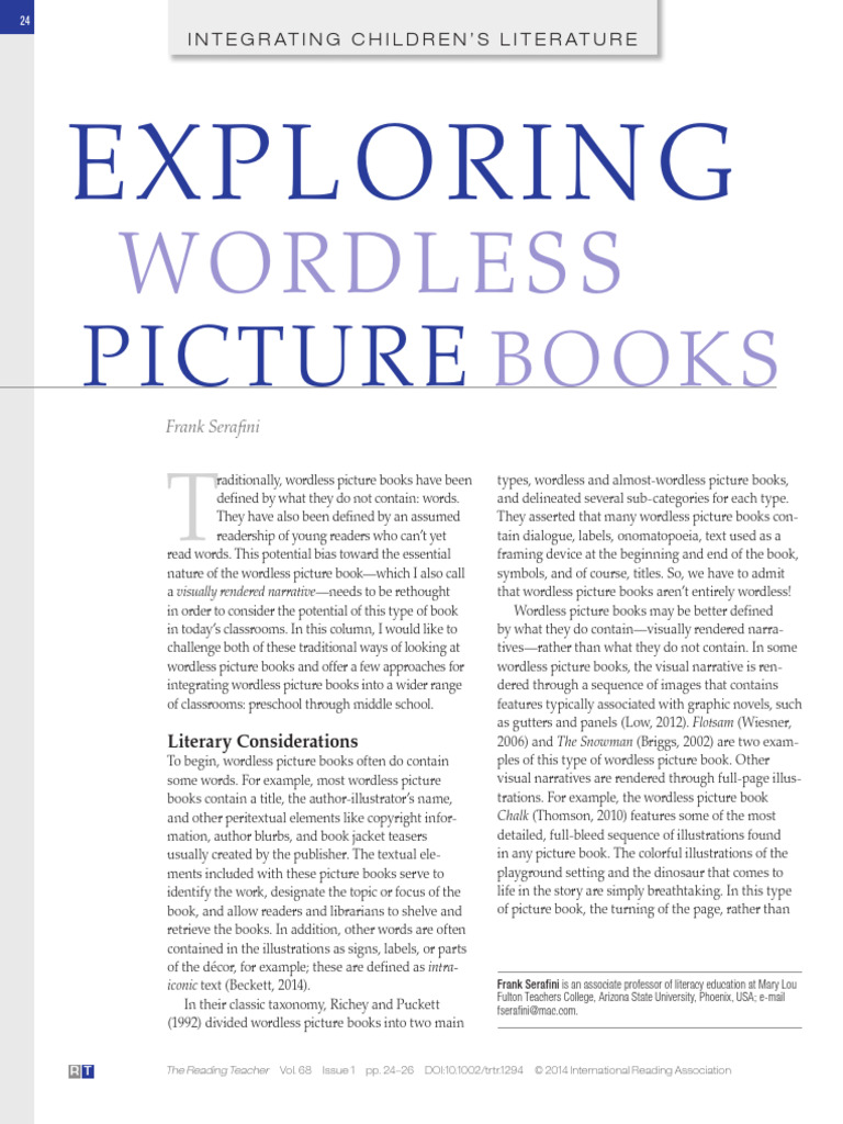 Exploring-Wordless-Picture-Books | PDF