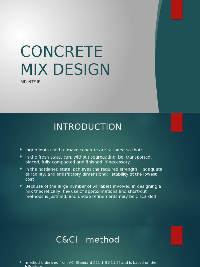 fresh properties of concrete | PDF