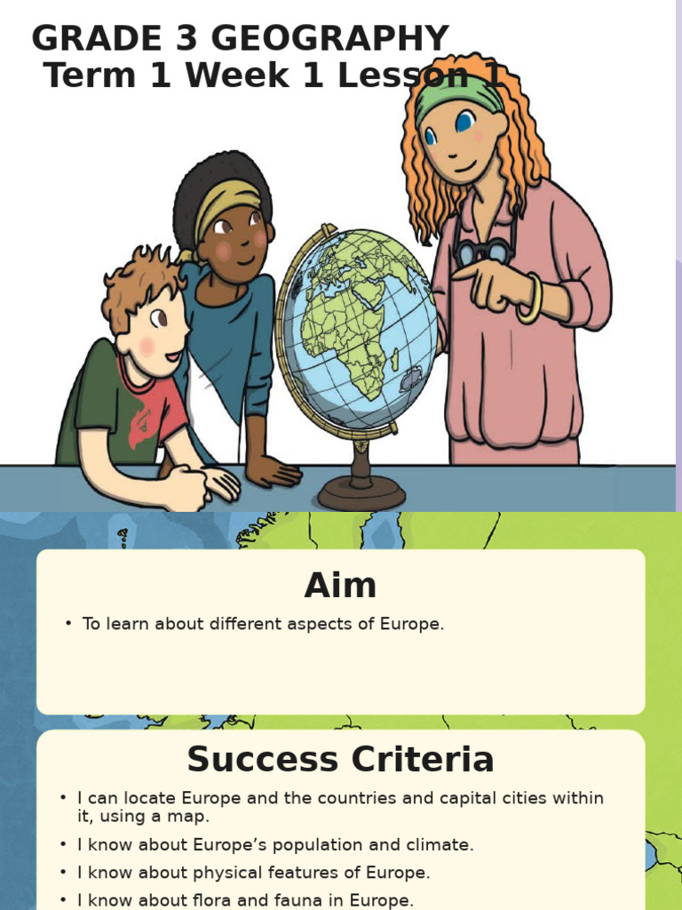 Europe Physical Features Lesson 2 | PDF