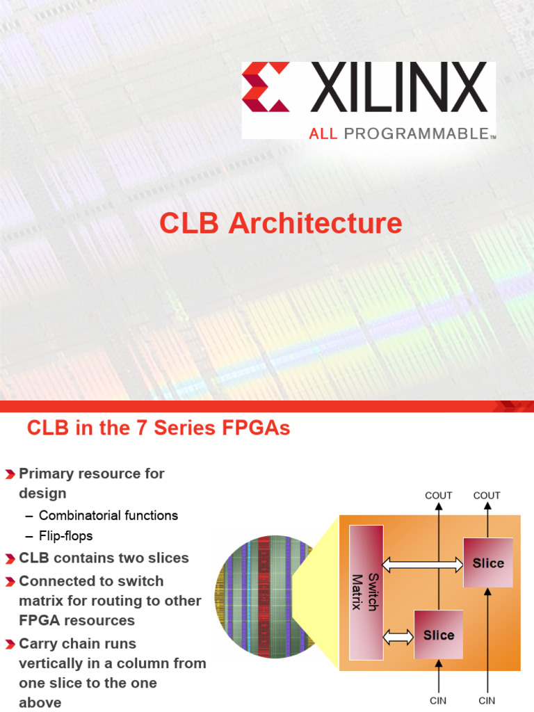 7 Series Clb Architecture | PDF