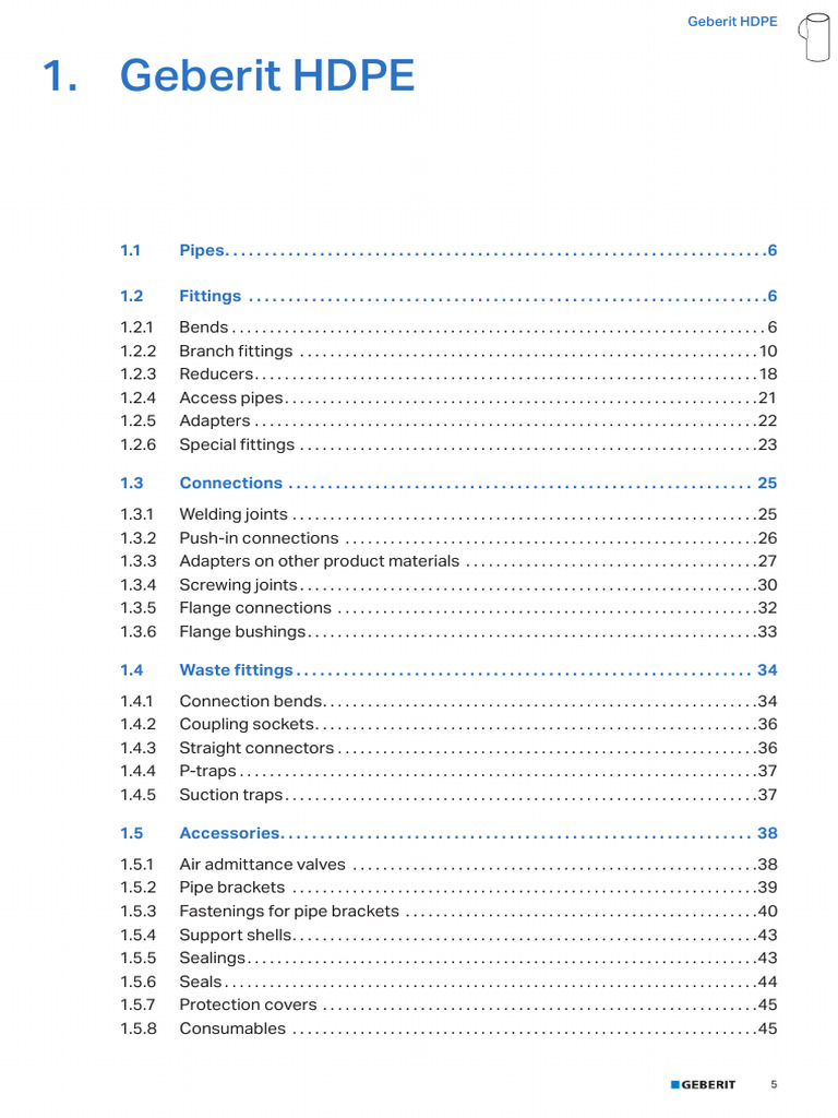 01 Geberit HDPE | PDF