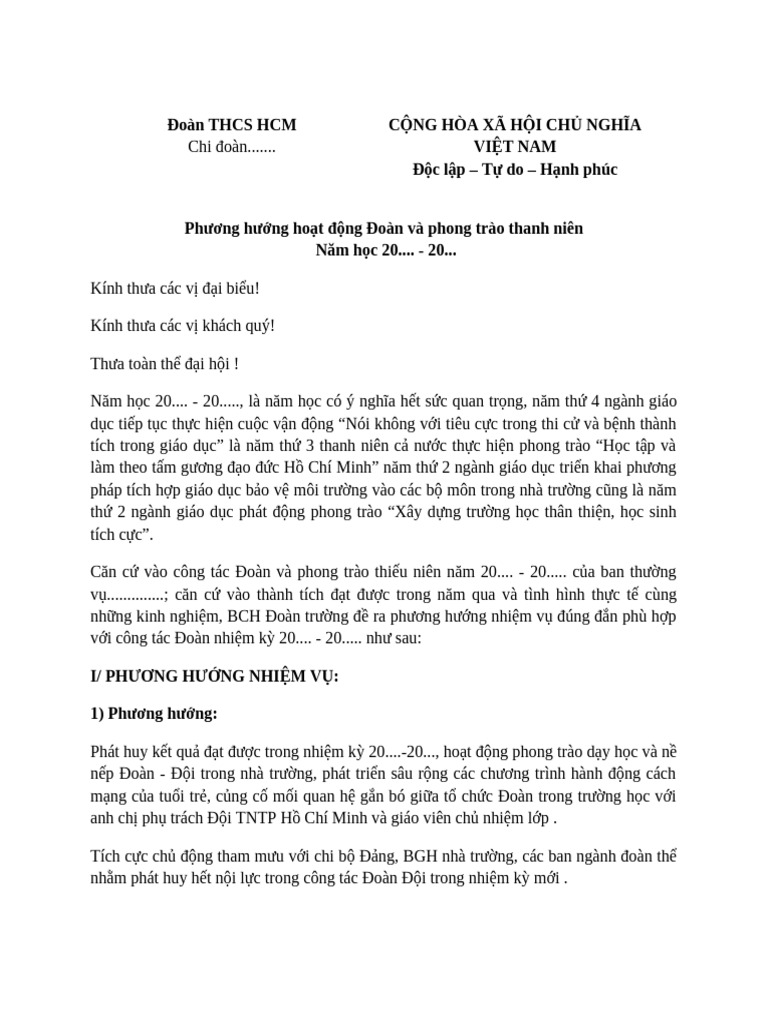 Phuong Huong Cong Tac 3 | PDF