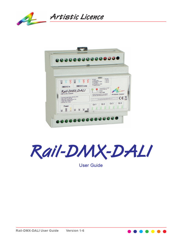 rail-dmx-dali user guide | PDF
