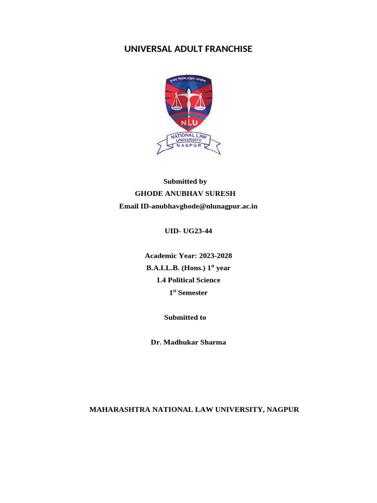 Political Science Final Project | PDF