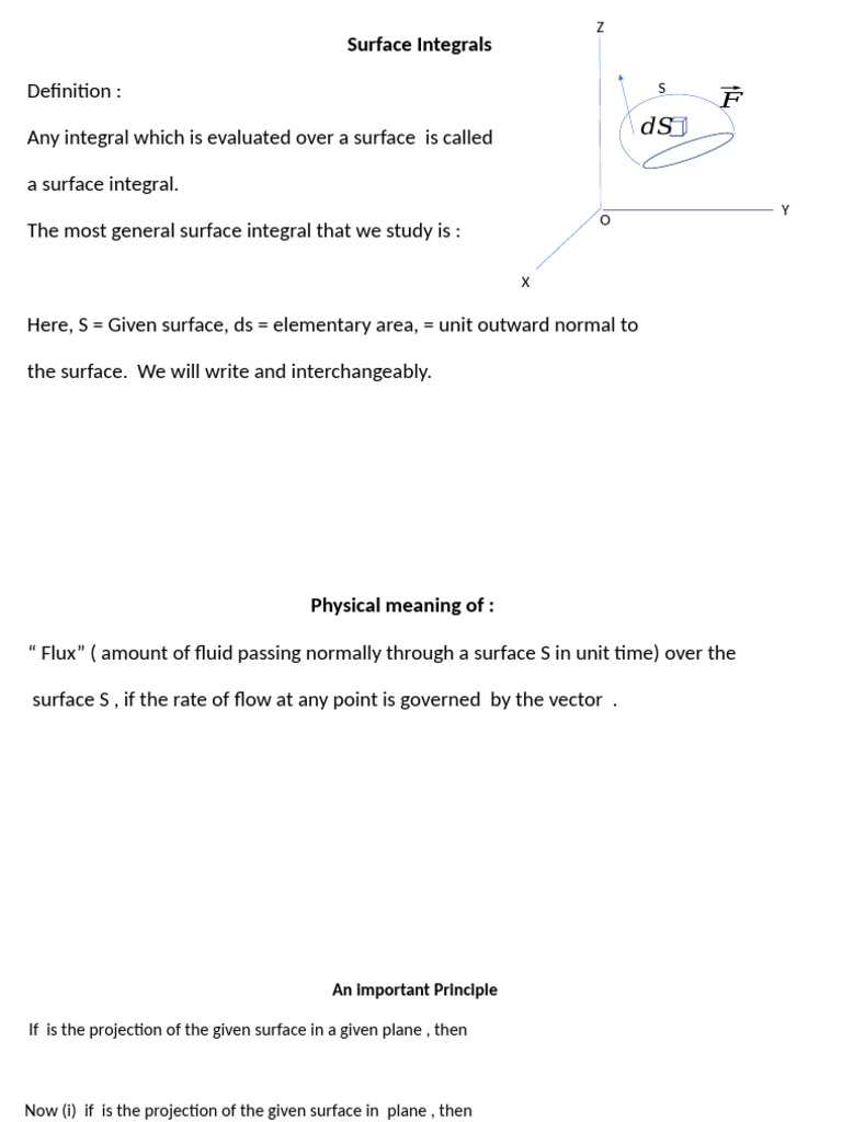 Surface Integral | PDF