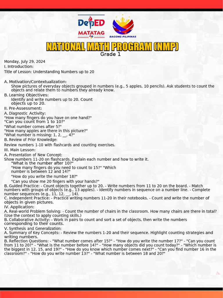 GRADE 1 NMP | PDF | Shape | Triangle