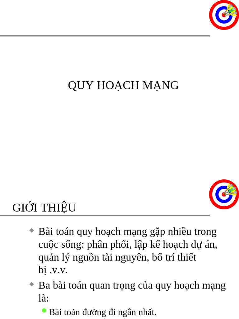 Quy Hoach Mang-Edited | PDF