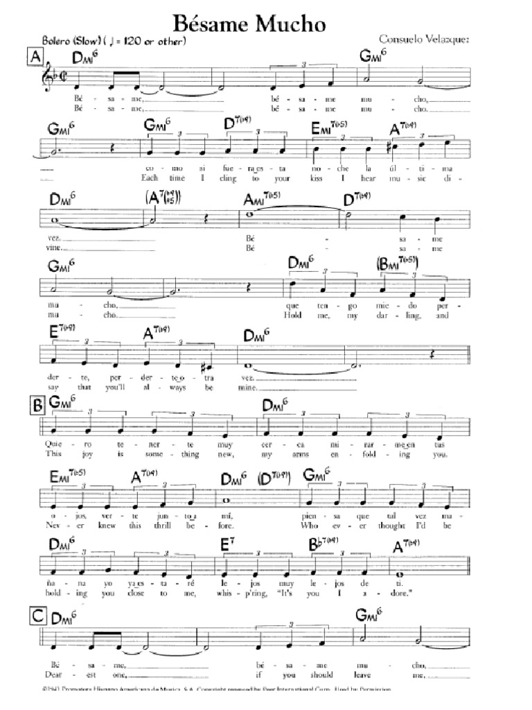 Besame mucho | PDF