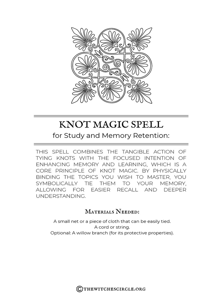 Knot Magic Spell | PDF