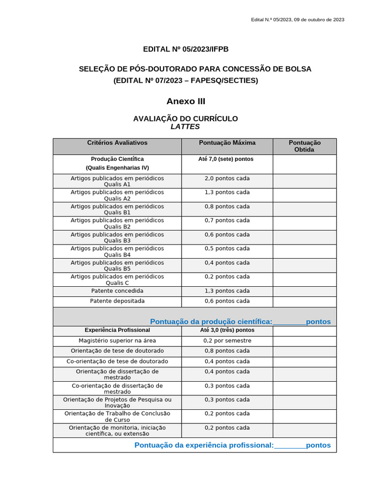 Anexo III | PDF