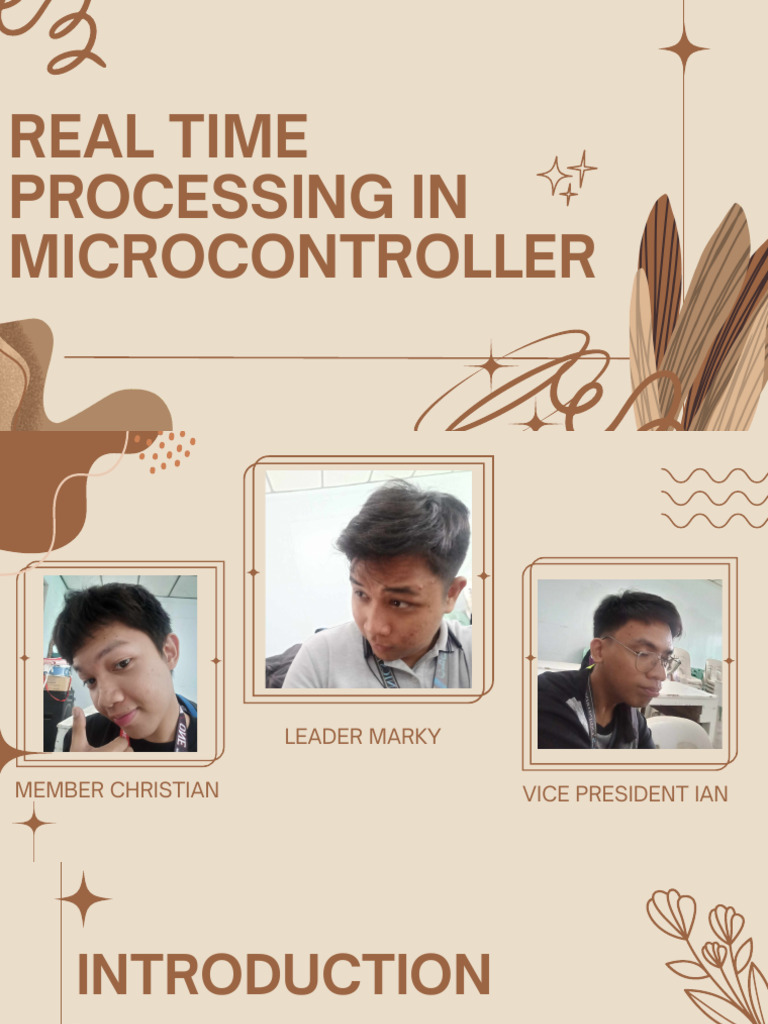 Real Time Processing in Microcontroller | PDF