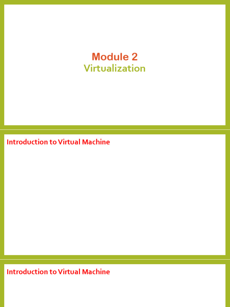 4-Intro To VM - Virtualization Basics-26-07-2024 | PDF | Virtual Machine | Virtualization