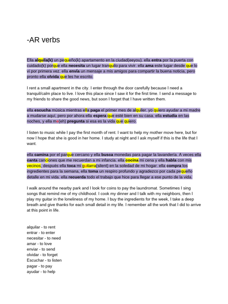 Short Story Spanish | PDF