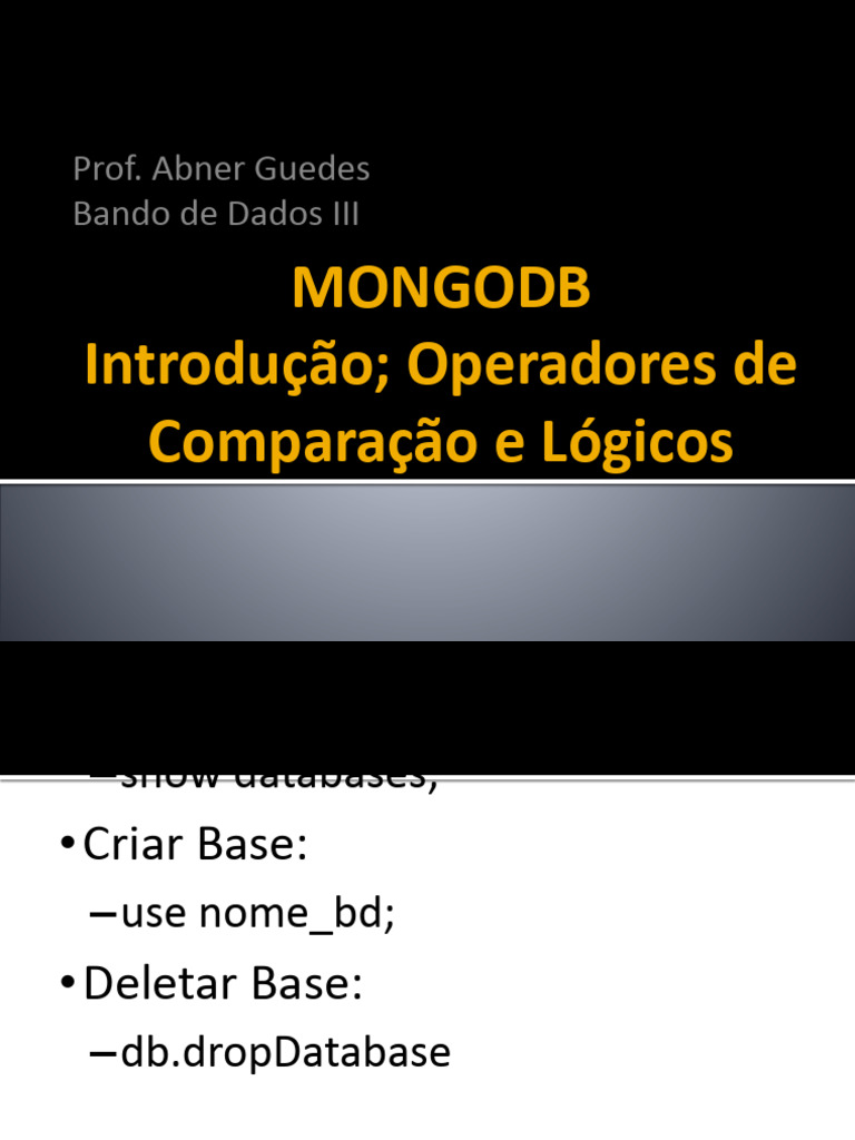 MONGODB Introdução | PDF