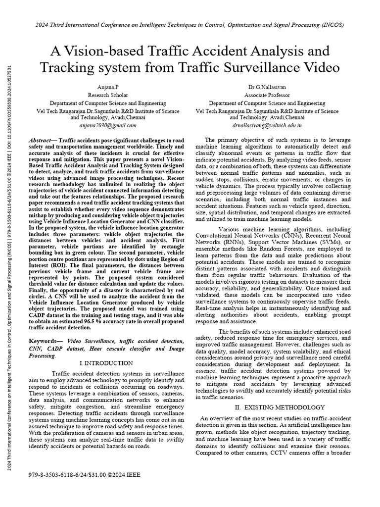 A Vision-Based Traffic Accident Analysis and Tracking System From ...