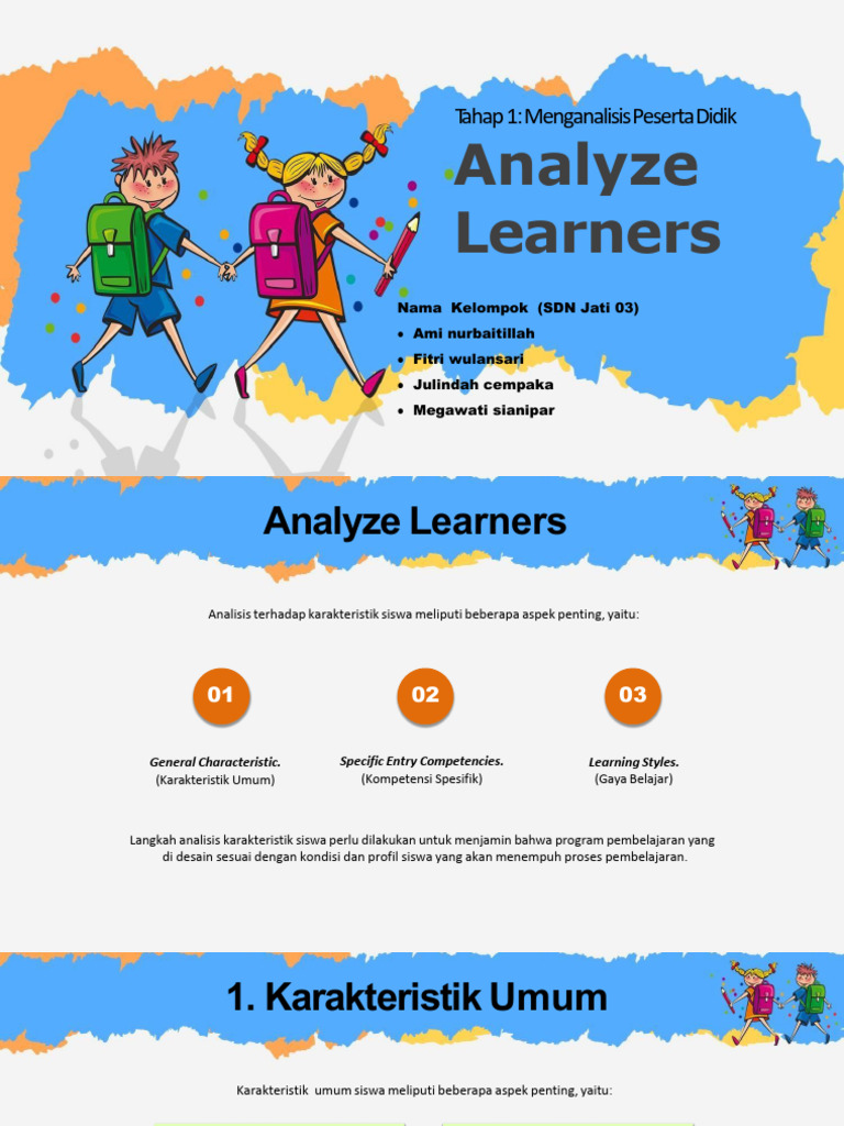 Tahap 1: Menganalisis Peserta Didik: Analyze Learners | PDF