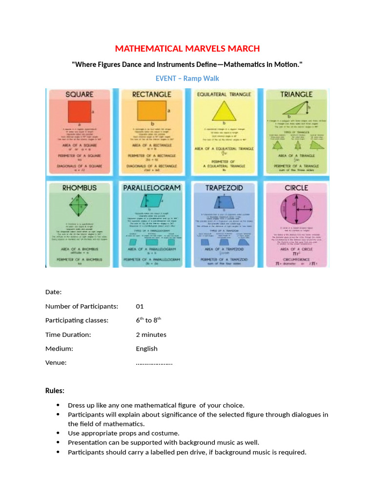 Maths Ramp Walk | PDF | Social Science | Language Arts & Discipline